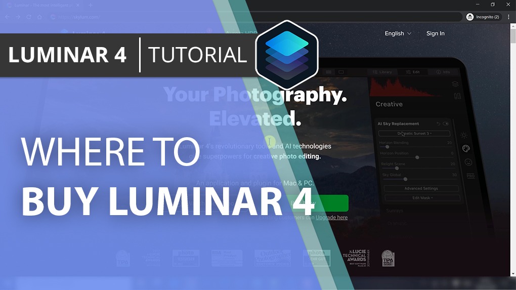 Where to Buy Luminar 4 • RAWSTER Photo
